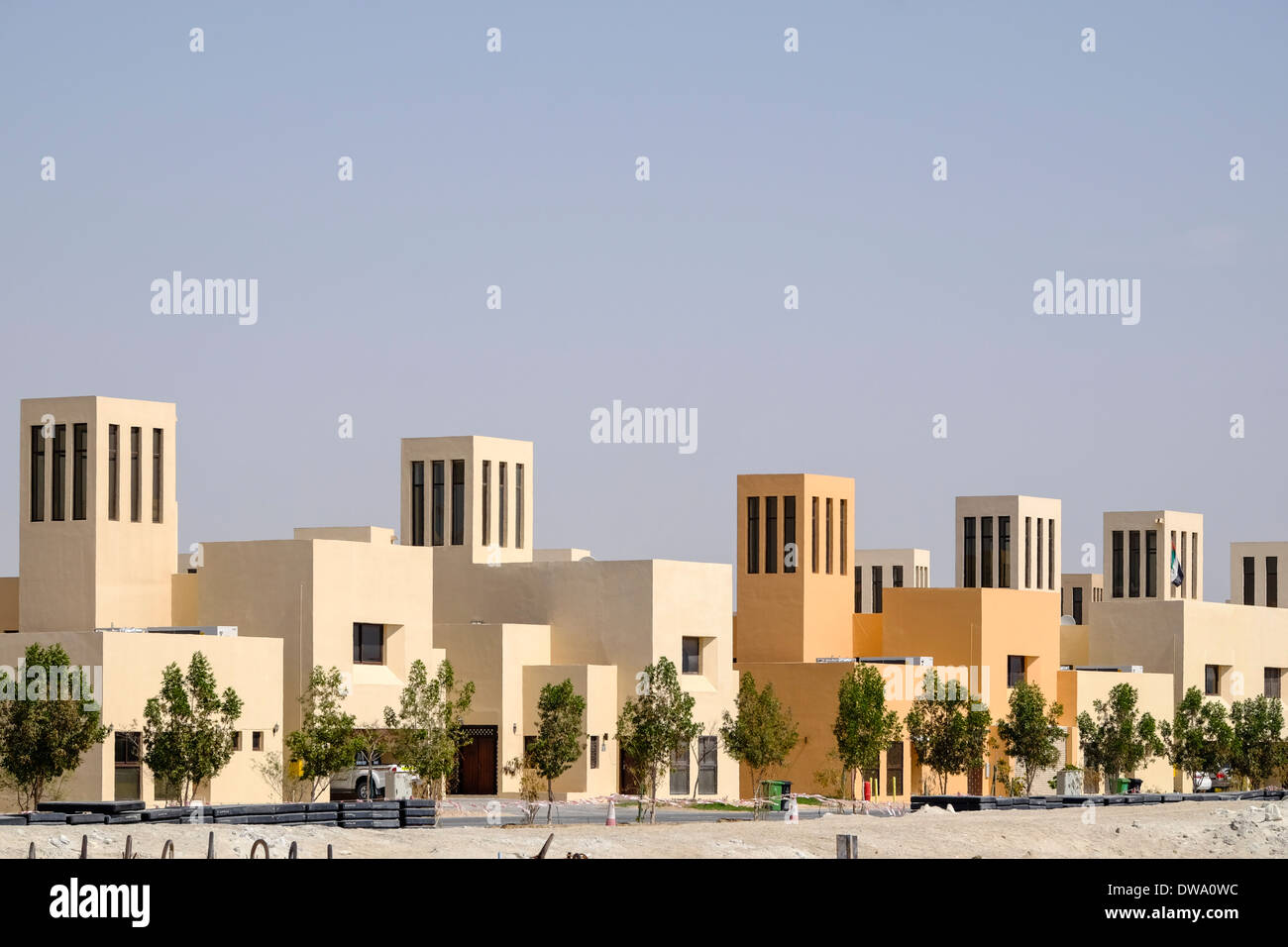 New villas in residential estate built for local Emirati families on ...