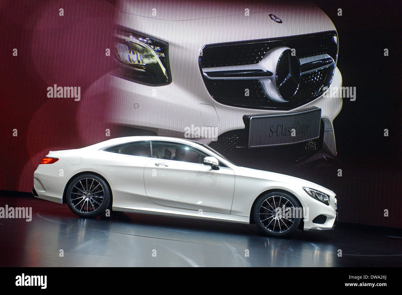 Geneva, Switzerland. 04th Mar, 2014. The new Mercedes Benz S Class ...