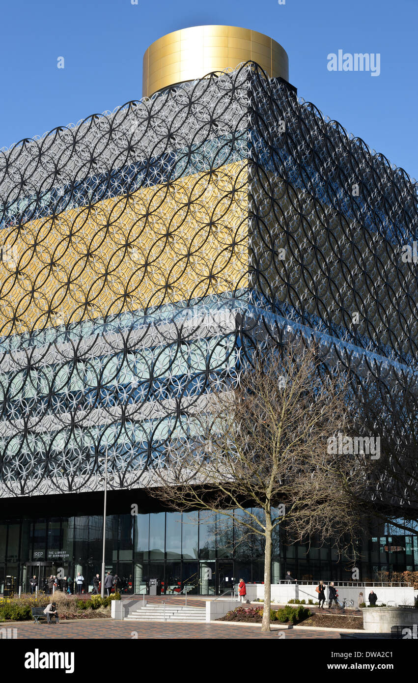 The new Library of Birmingham in Centenary Square, Birmingham, West ...
