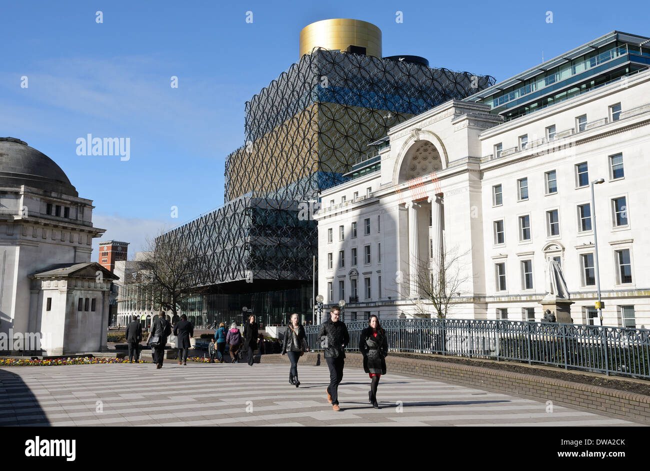 The new Library of Birmingham in Centenary Square, Birmingham, West ...