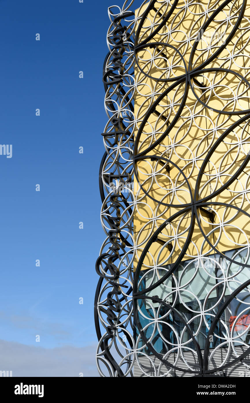 A detail of the exterior of the ornate metal filligree new Library of ...