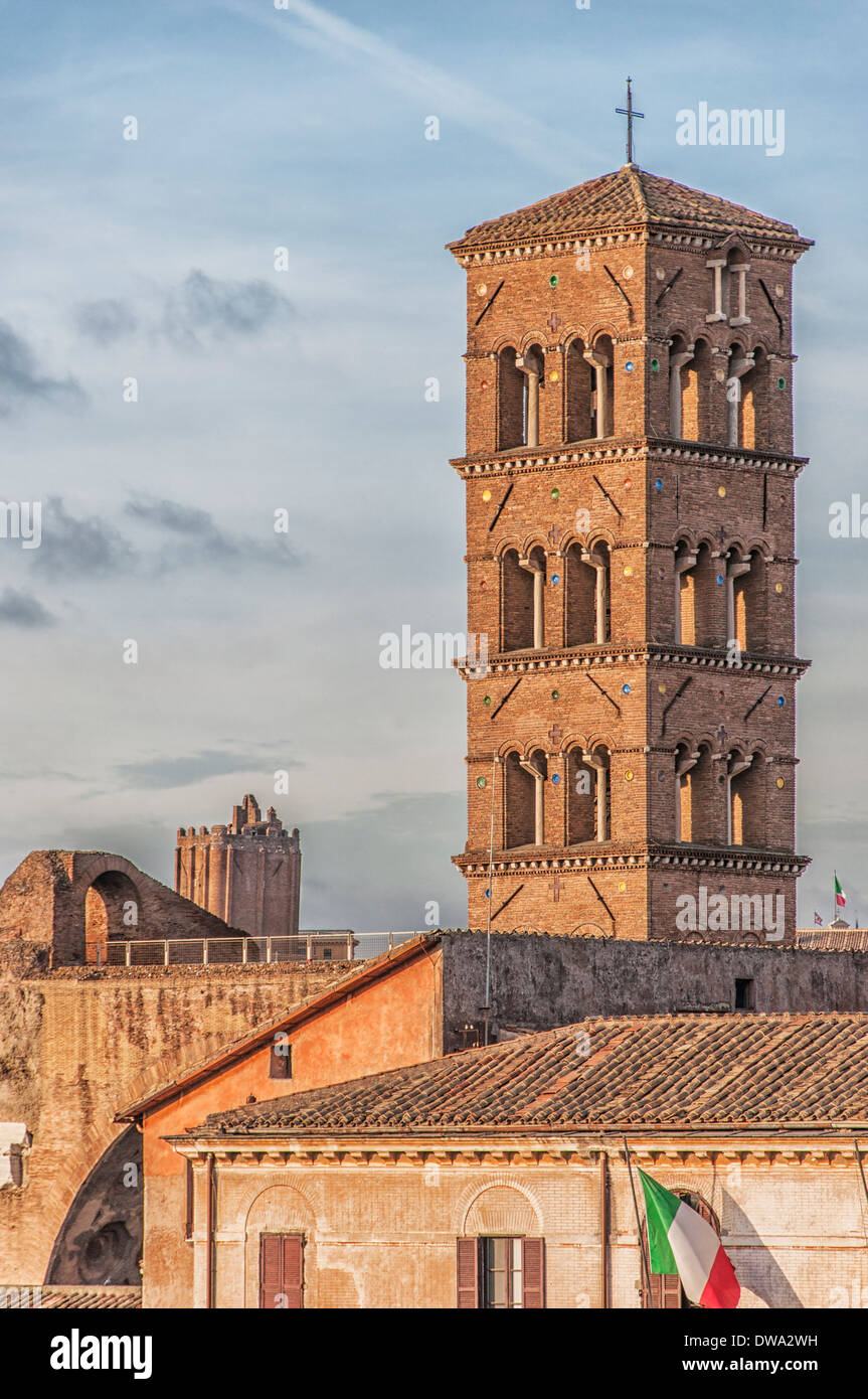 Ancient church basilica in Rome Stock Photo - Alamy