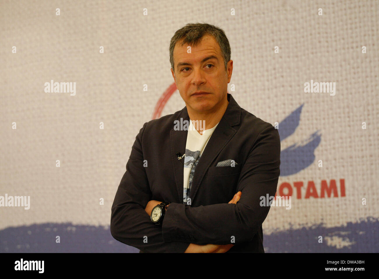 Athens, Greece. 4th Mar, 2014. A well-known journalist and documentary ...