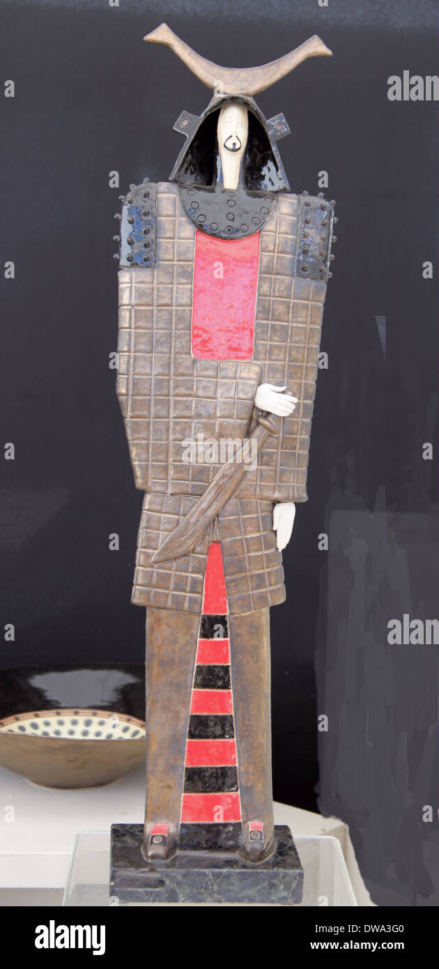SCULPTURE SAMURAI WARRIOR Stock Photo - Alamy