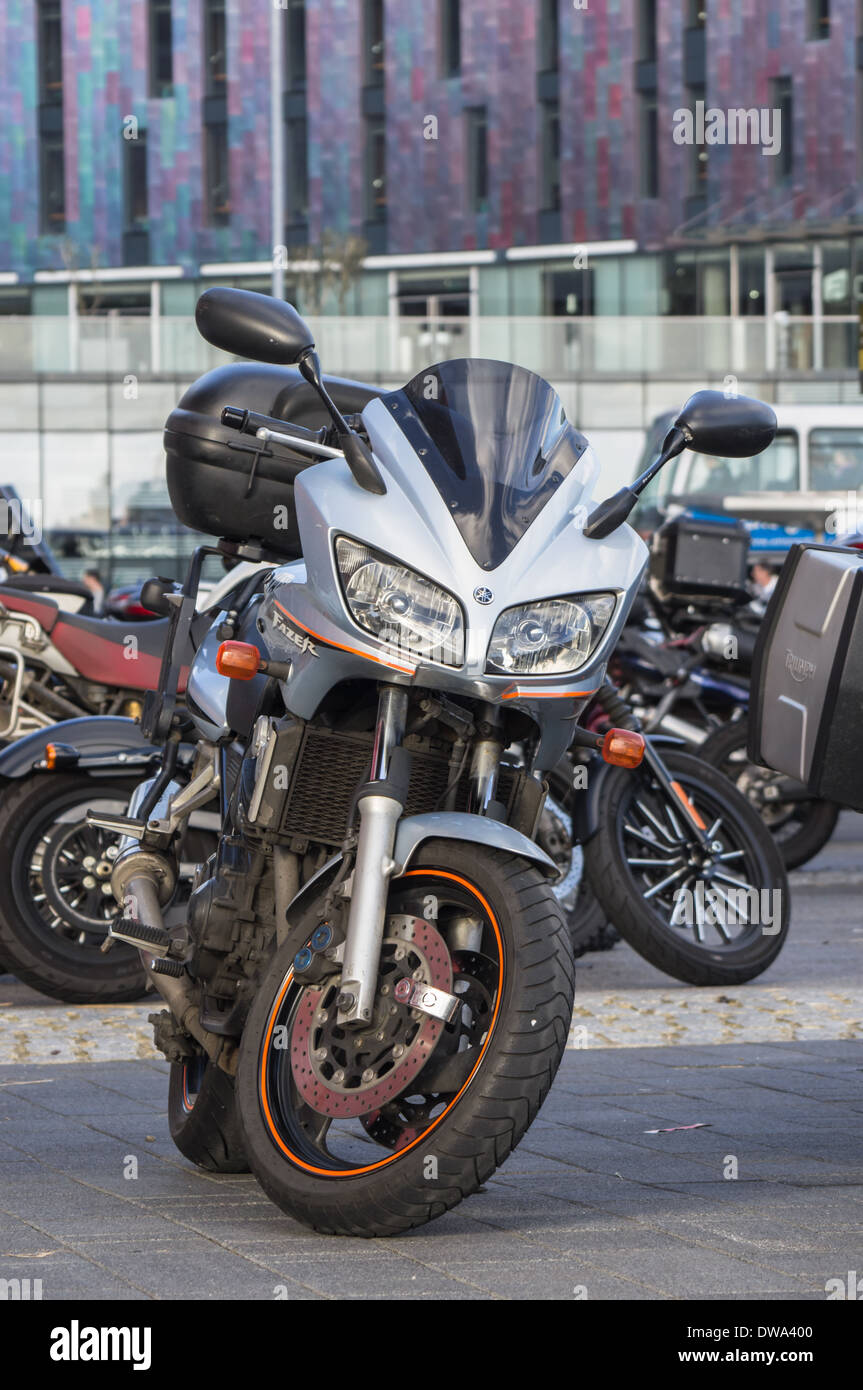 Parked motorcycles, London England United Kingdom UK Stock Photo - Alamy