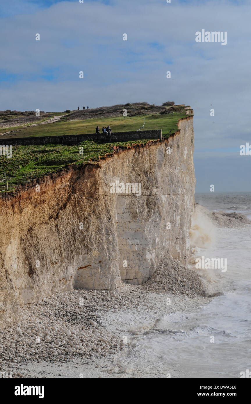 Chalk cliff erosion crack hi-res stock photography and images - Alamy