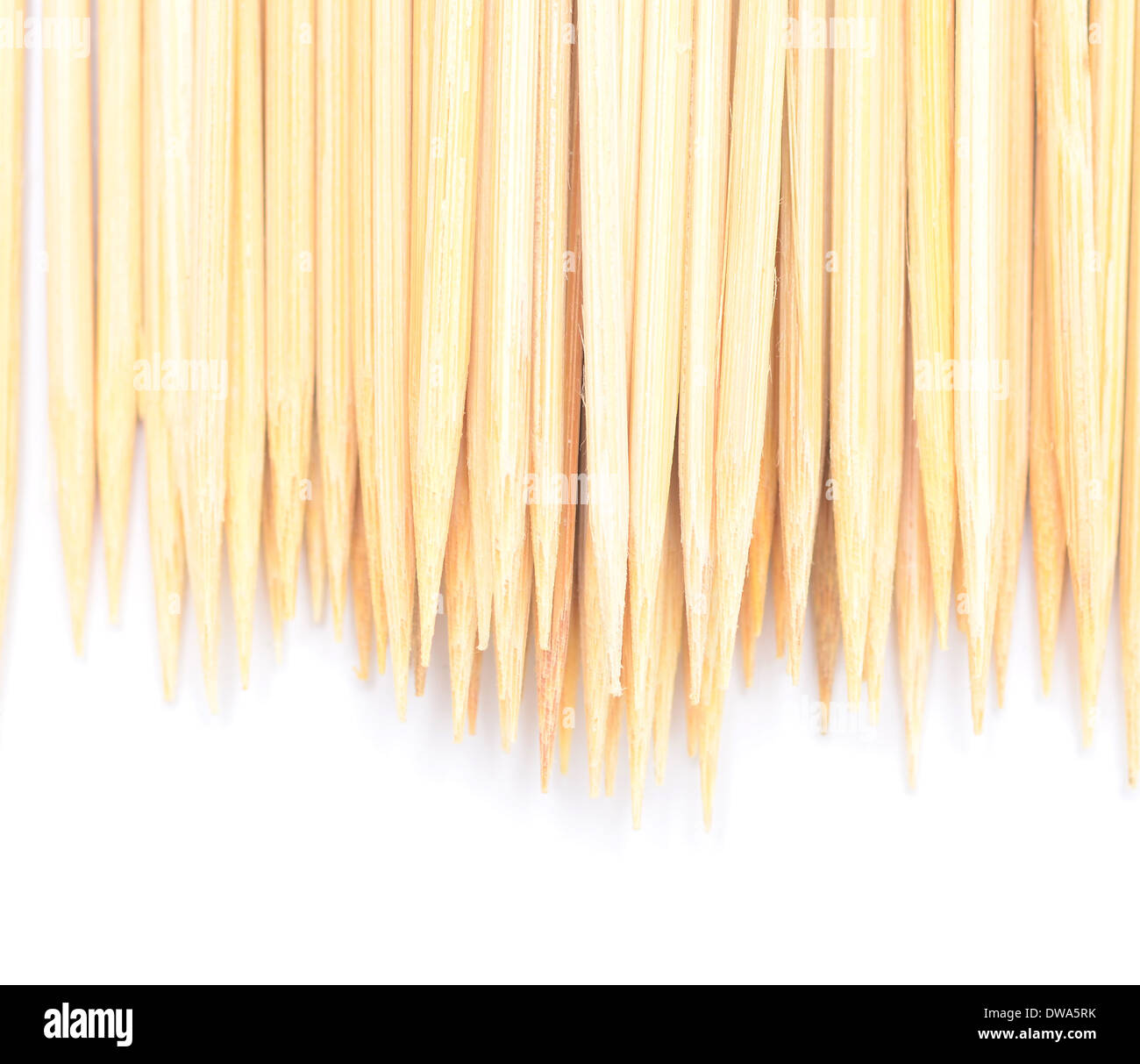 wooden sticks isolated on white background Stock Photo - Alamy