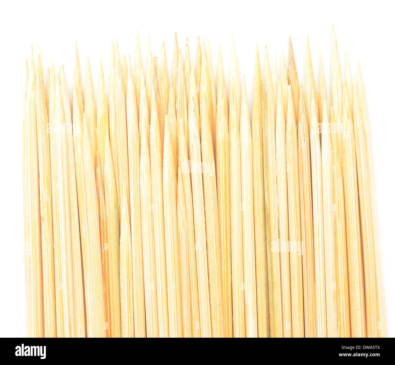 wooden sticks isolated on white background Stock Photo - Alamy