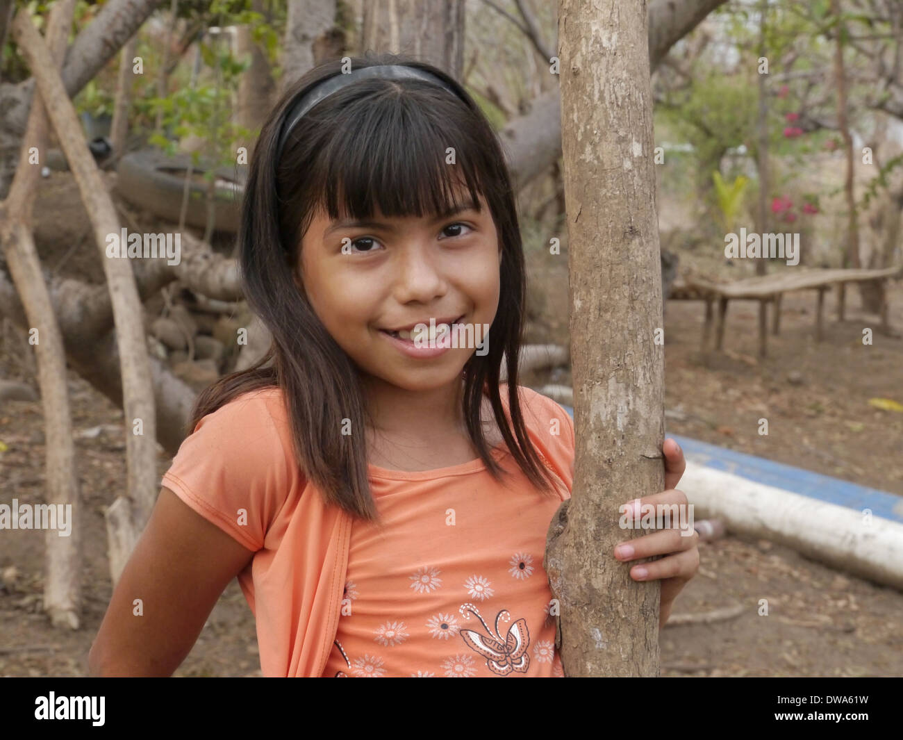 EL SALVADOR, Jujutla. Poor farming community Stock Photo - Alamy