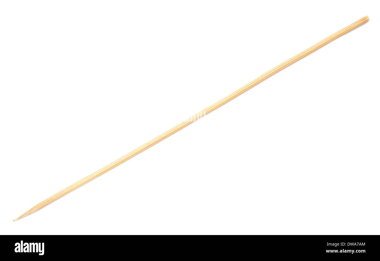 wooden stick isolated on white Stock Photo - Alamy