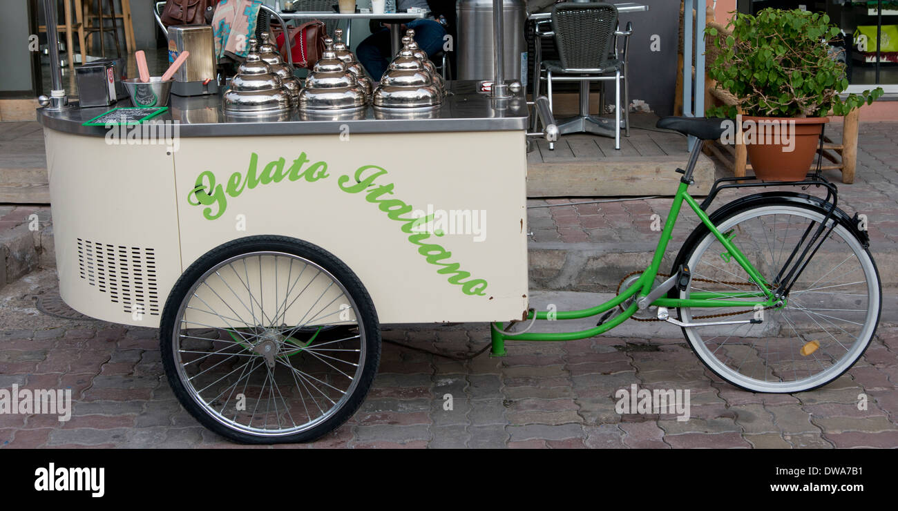 Ice cream cart on a street, Marrakesh, Morocco Stock Photo - Alamy