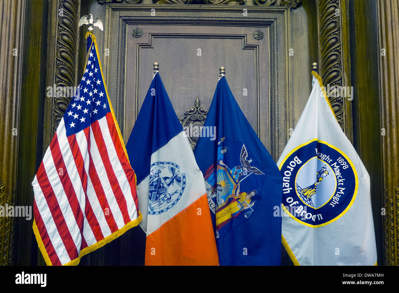 New York state flags Stock Photo - Alamy