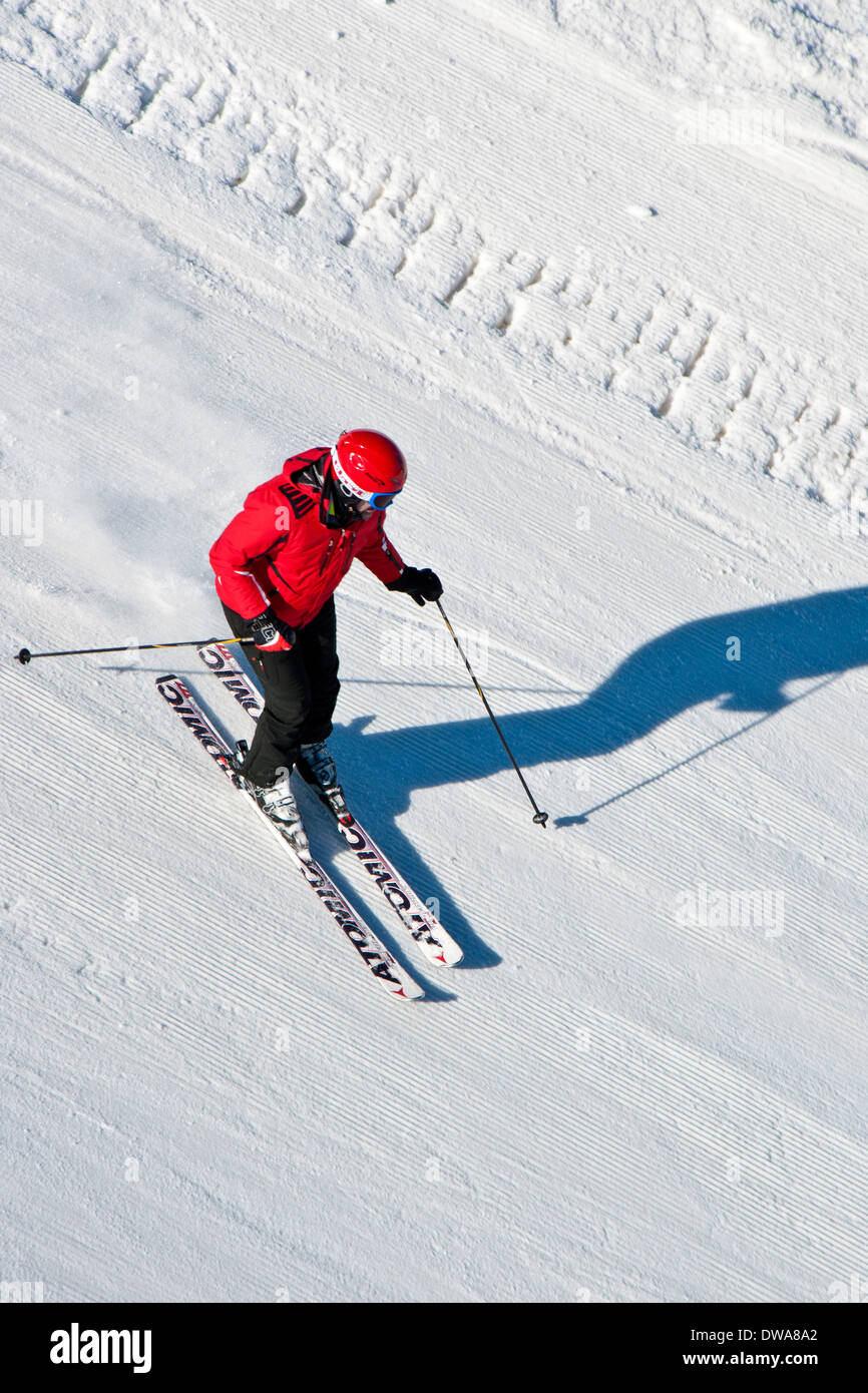 Italy, Recoaro Mille, Skier Stock Photo - Alamy