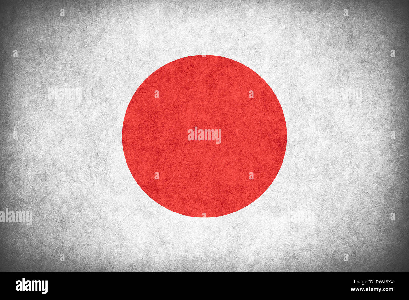 flag of Japan or Japanese banner on paper rough pattern texture Stock ...