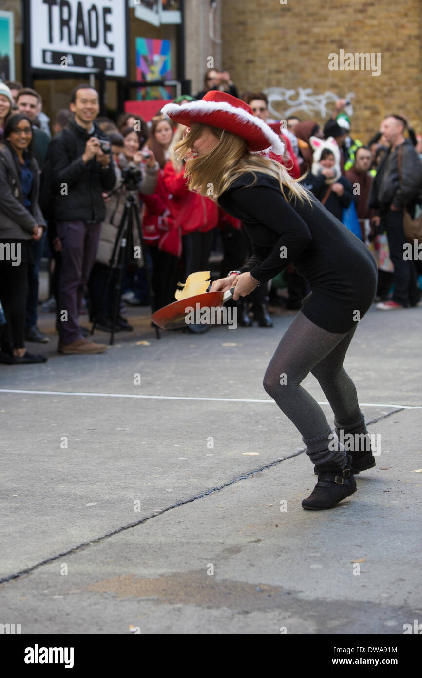 Pancake tossing competition hi-res stock photography and images - Alamy