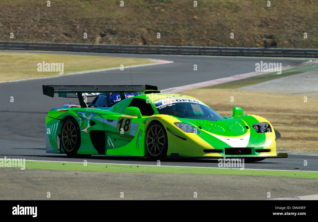 Mosler MT900 R GT3 from Blue Jumeirah Team during GT Open racing ...
