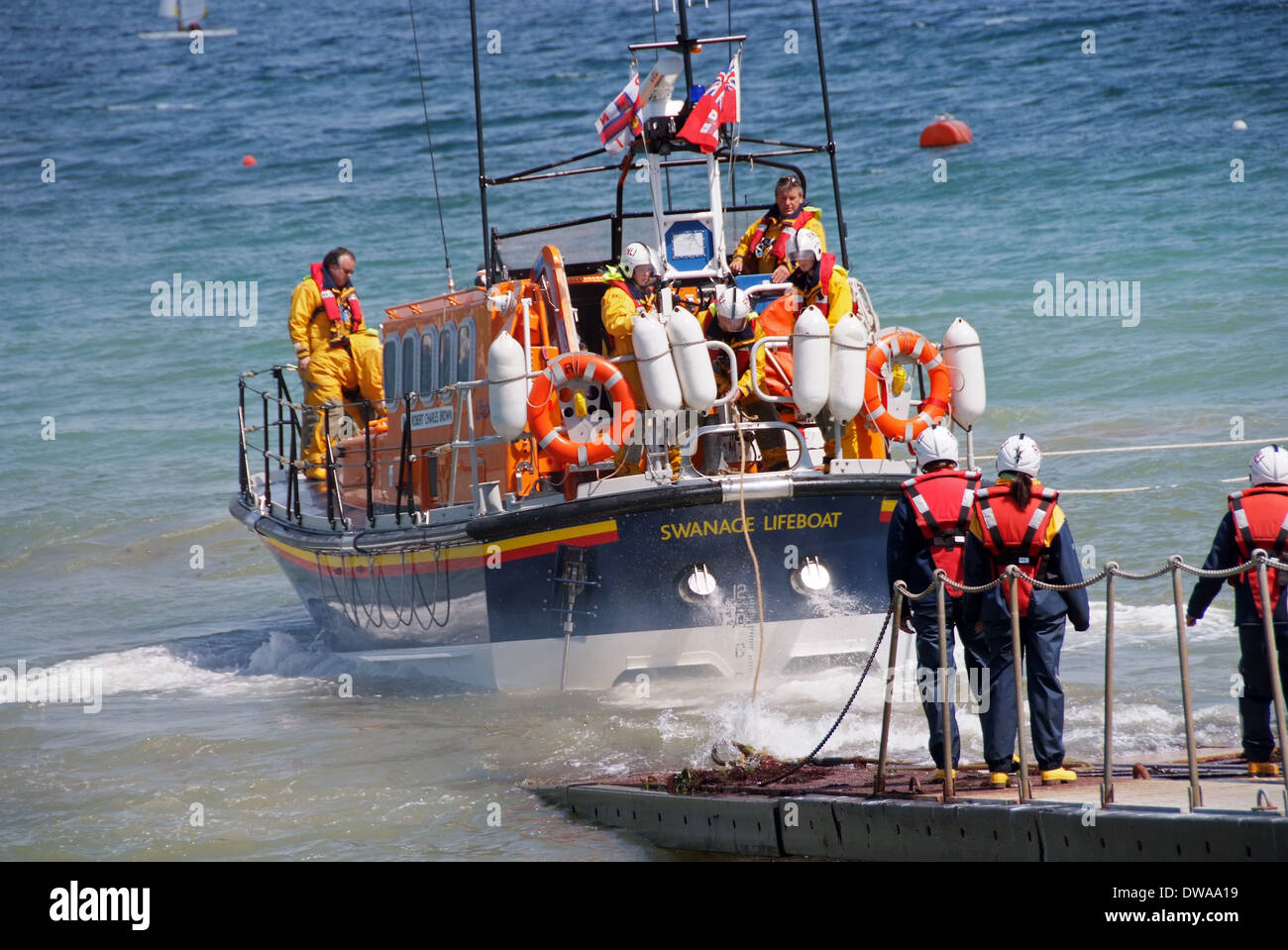 Swanage RNLI Lifeboat Station in Dorset,with inshore and offshore ...