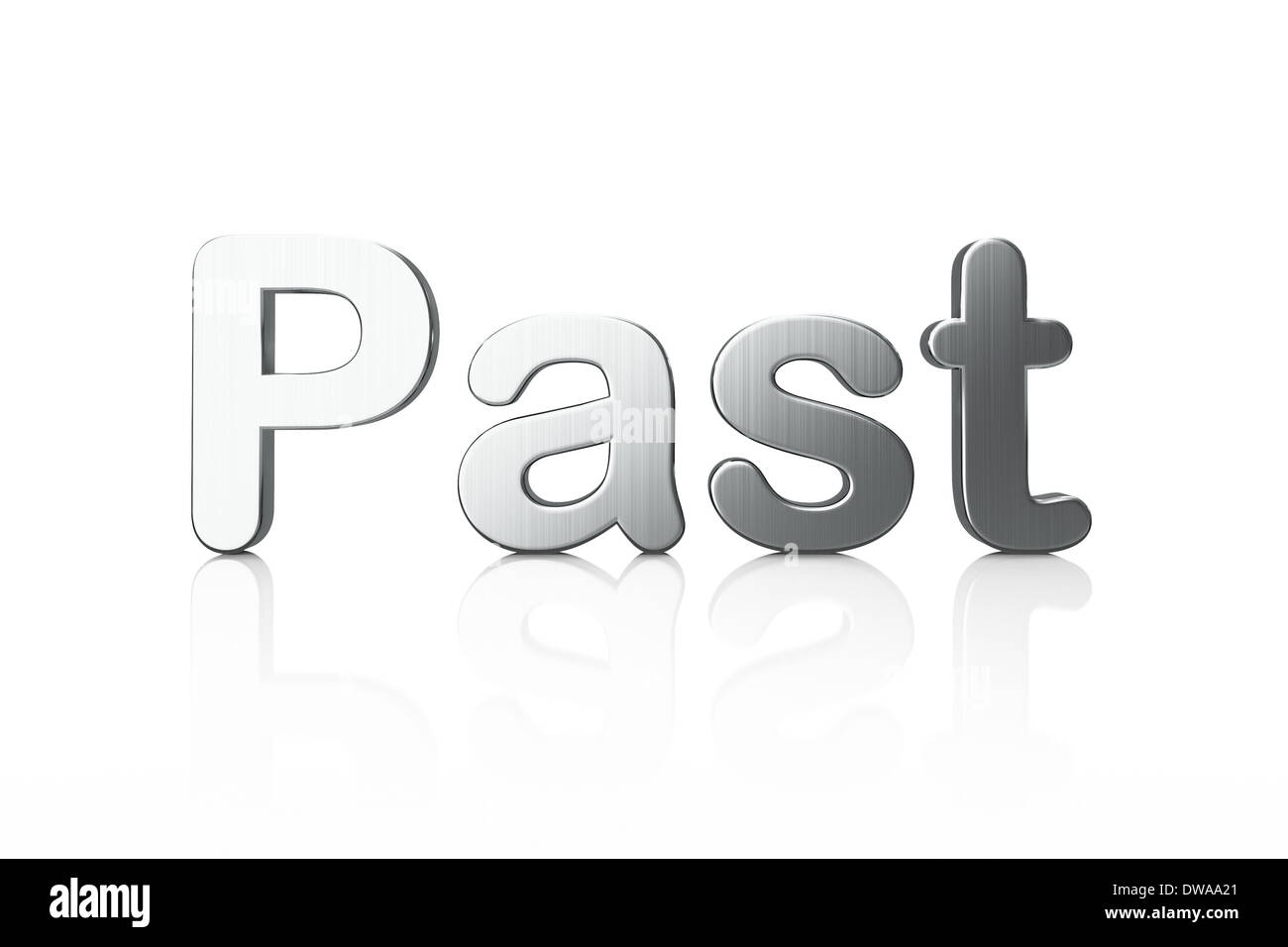 Timeline concept: 3d word Past Stock Photo - Alamy