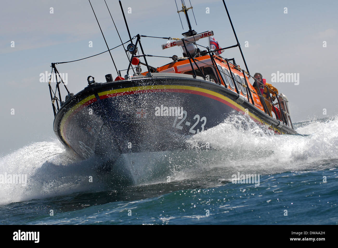 Coastguards in water hi-res stock photography and images - Alamy