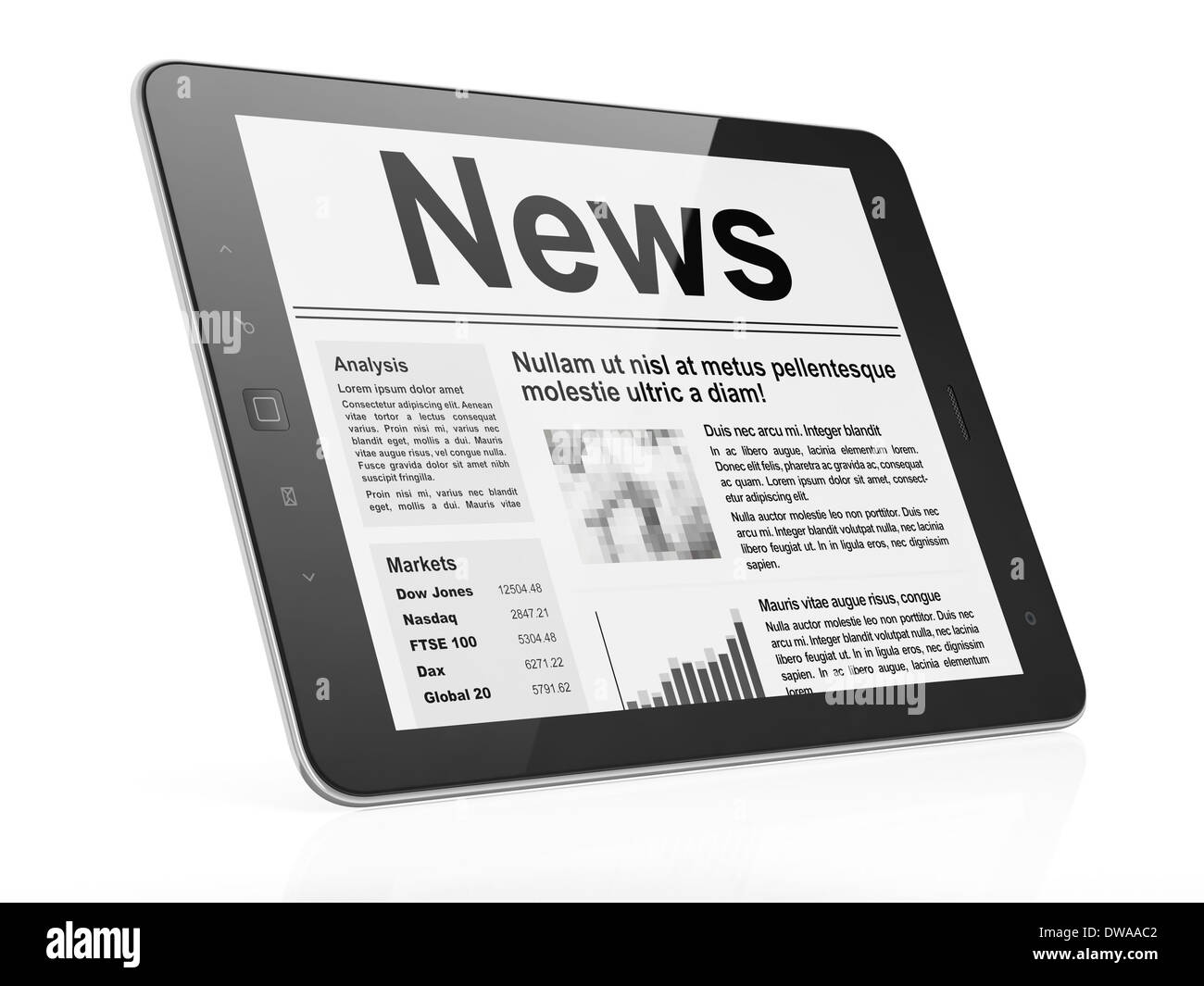 Use digital news Black and White Stock Photos & Images - Alamy