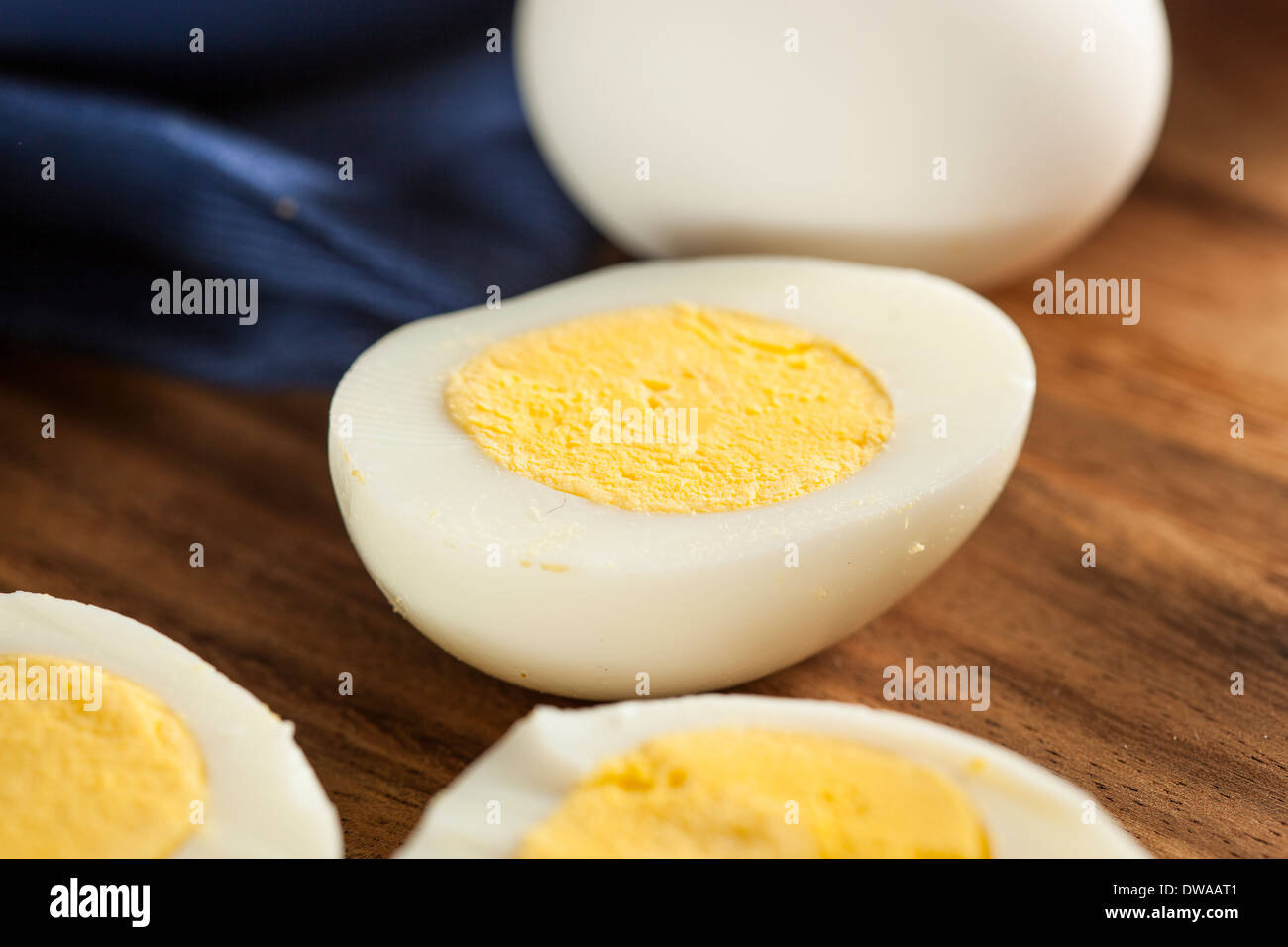 Hard boiled eggs and yolk hi-res stock photography and images - Alamy