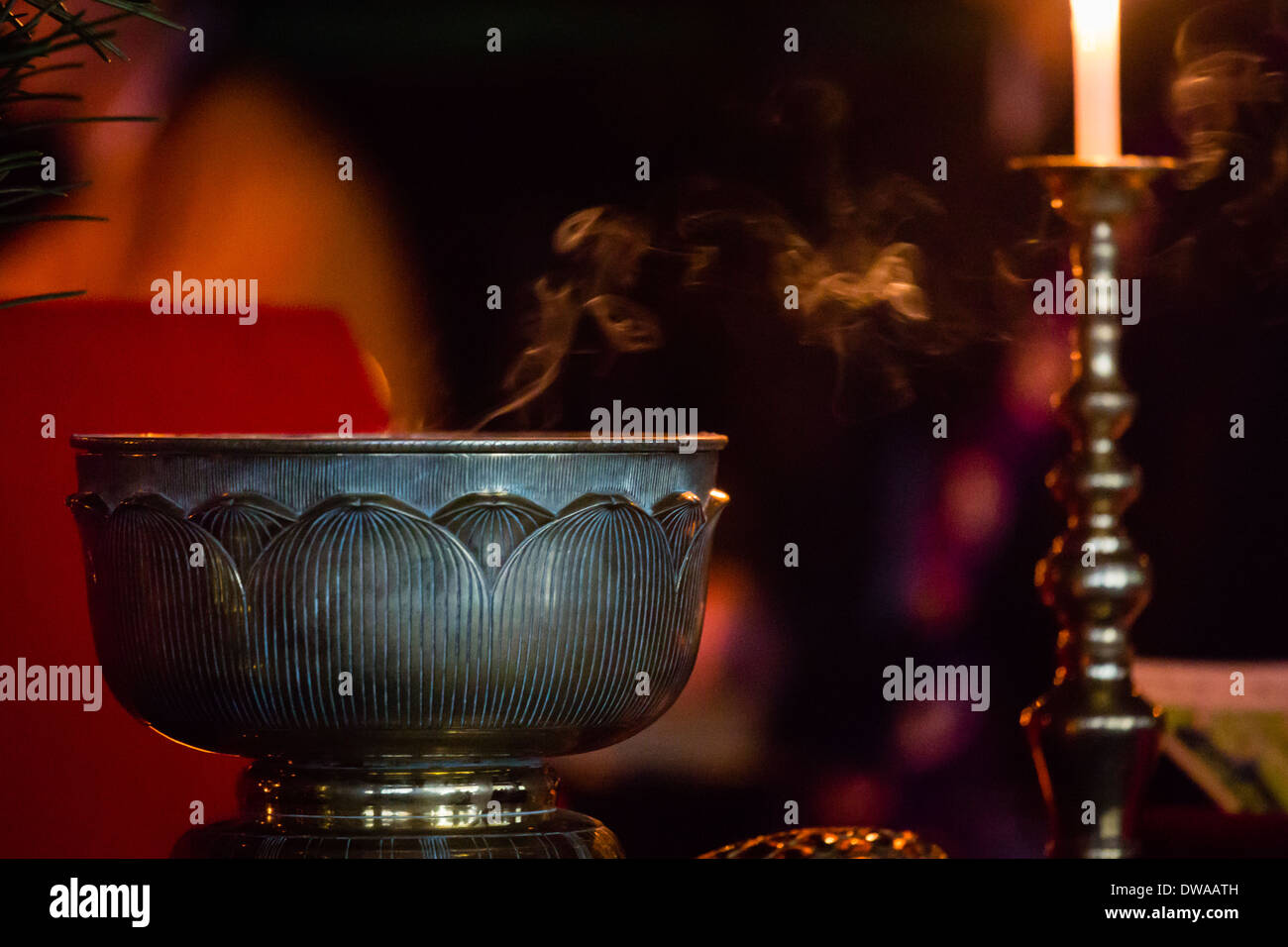 Morning Prayers at Ekoin Temple, Koyasan Stock Photo - Alamy
