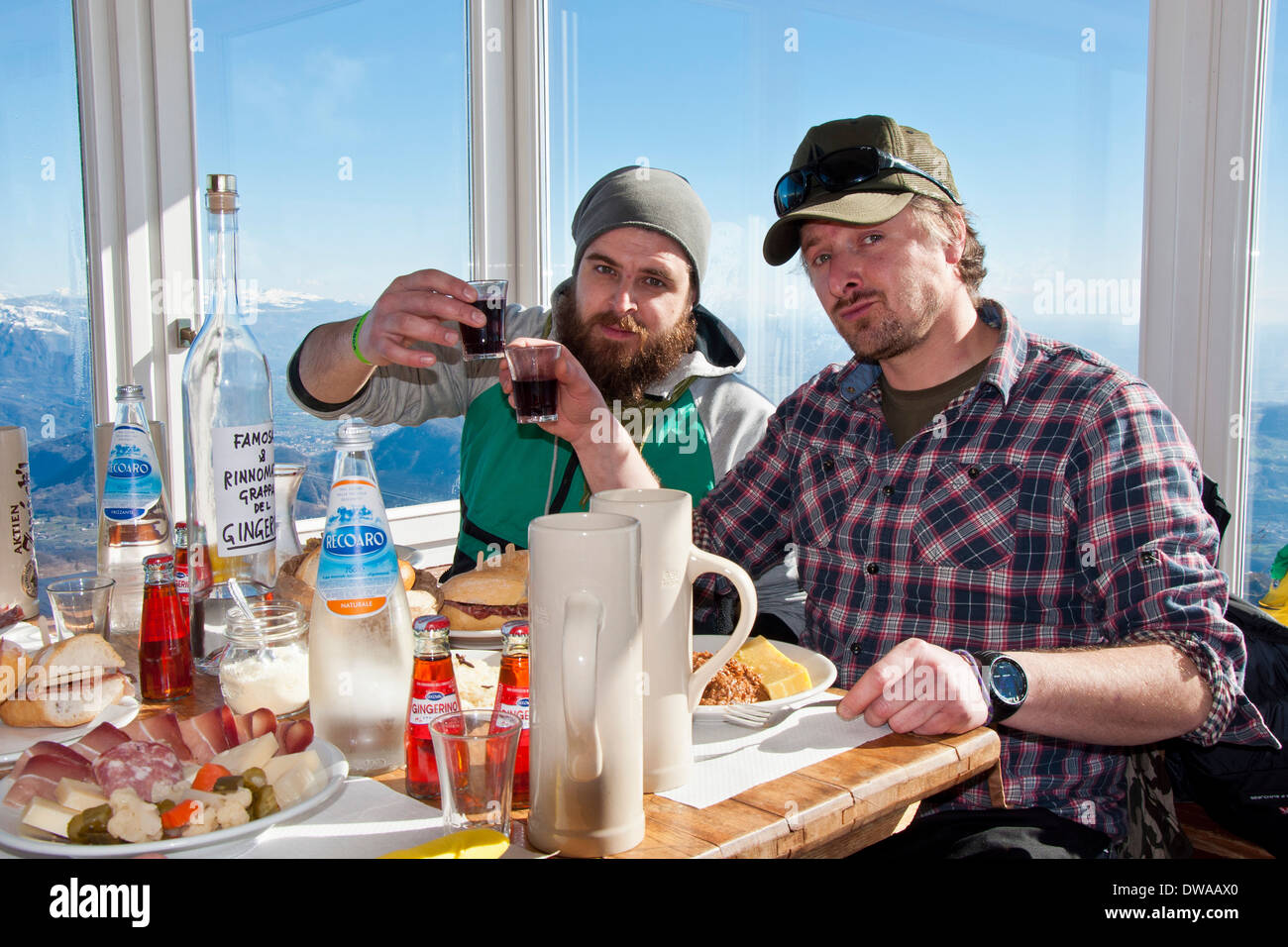 Italy, Recoaro Mille, Gingerino refuge Stock Photo - Alamy