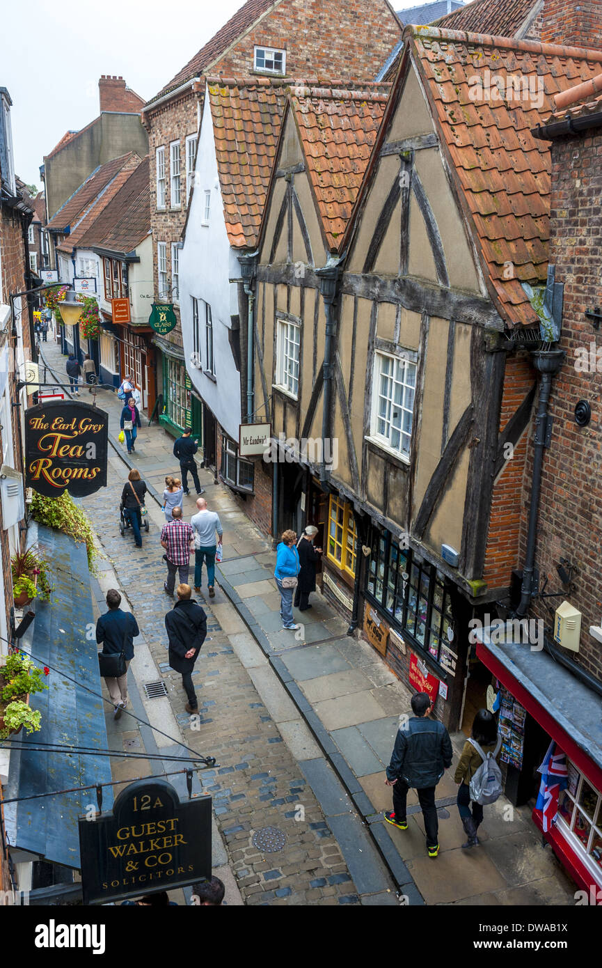 The Shambles, Medieval street in York, UK Stock Photo - Alamy