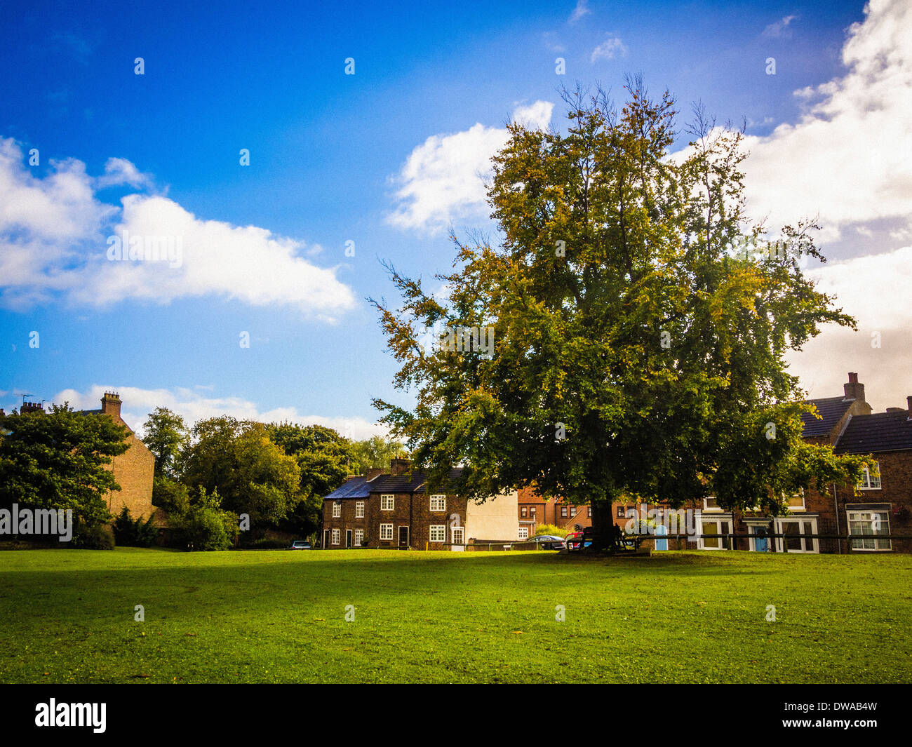 The Little Green, Thirsk, North Yorkshire, UK Stock Photo - Alamy