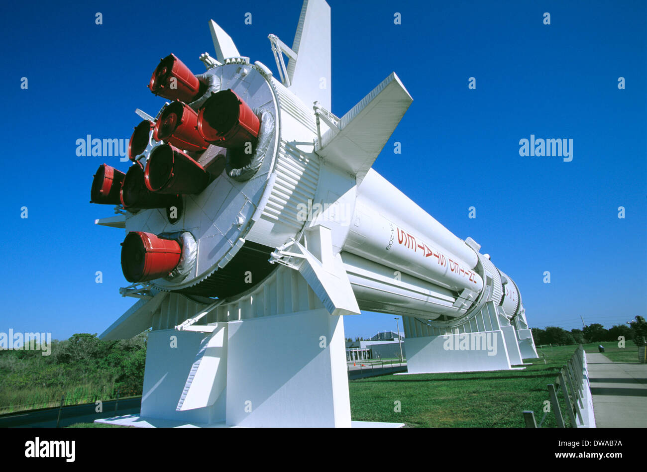 The Rocket Garden at Kennedy Space Center, Florida, USA Stock Photo - Alamy
