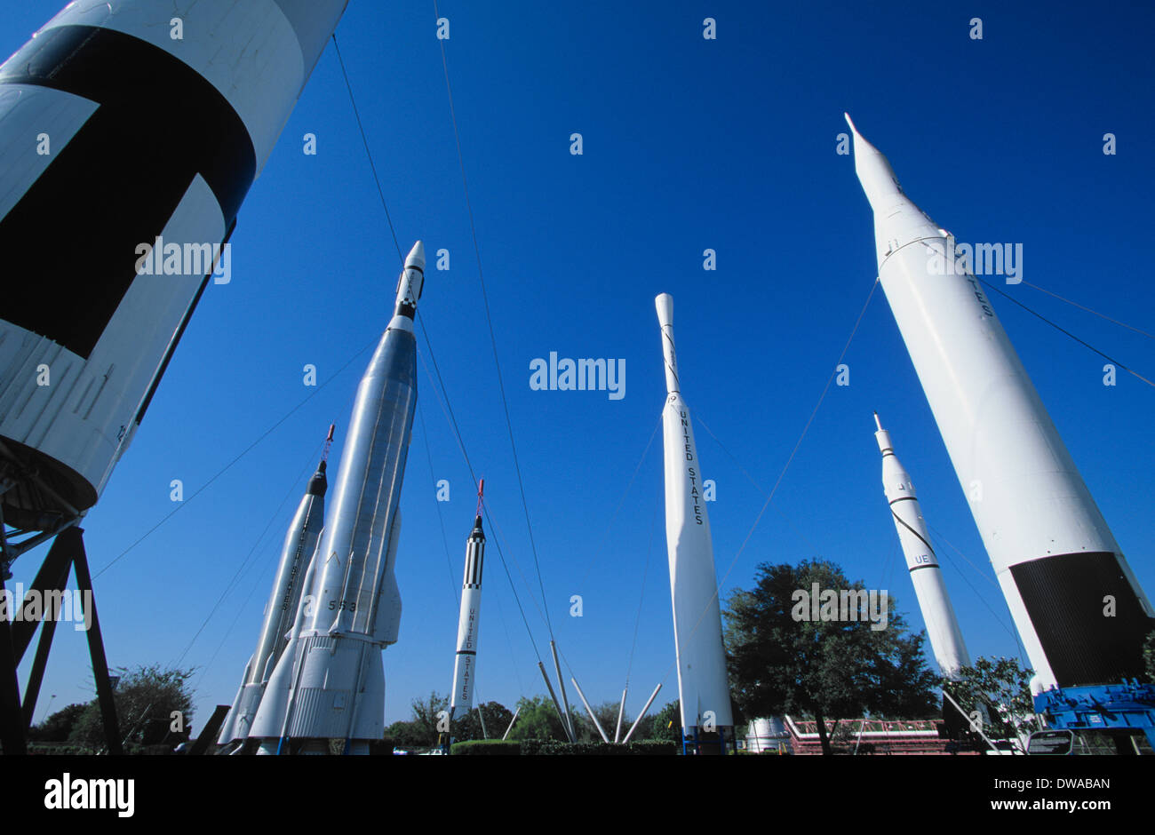 The Rocket Garden at Kennedy Space Center Visitor Complex chronicles ...