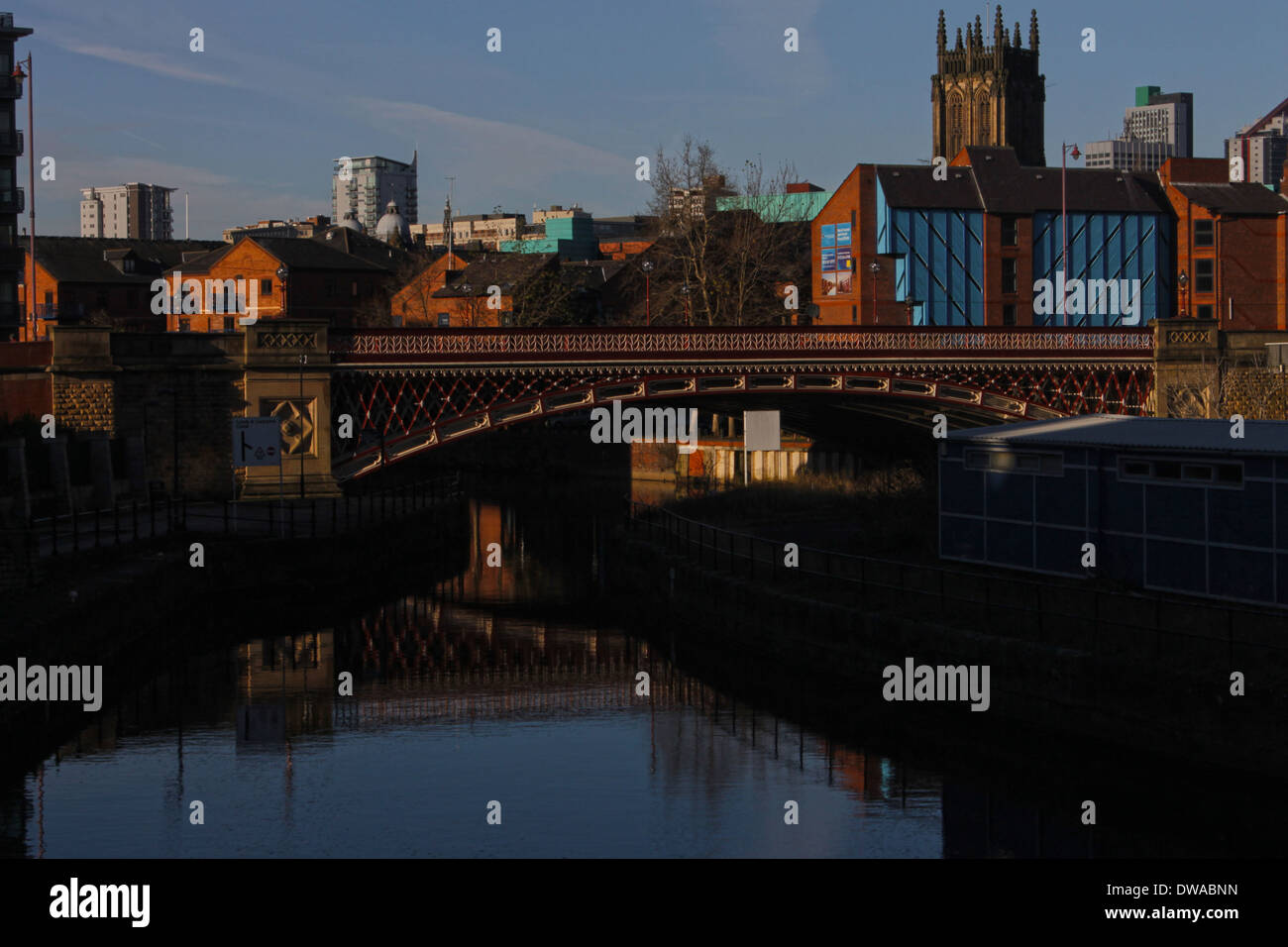 A sun lit landscape of Leeds Stock Photo - Alamy