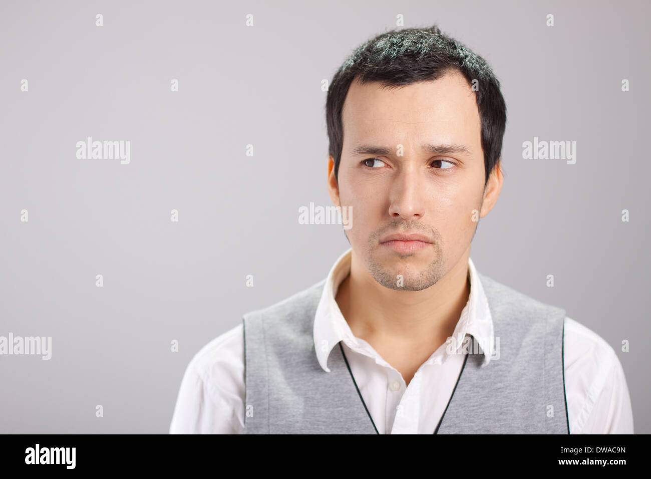 Portrait of sad boy Stock Photo - Alamy