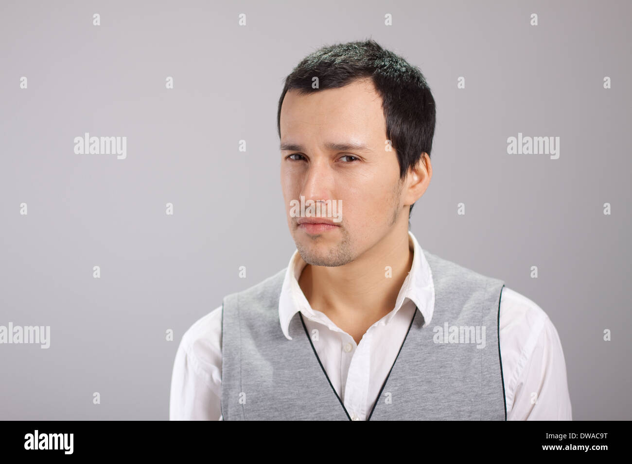 Portrait of sad boy Stock Photo - Alamy