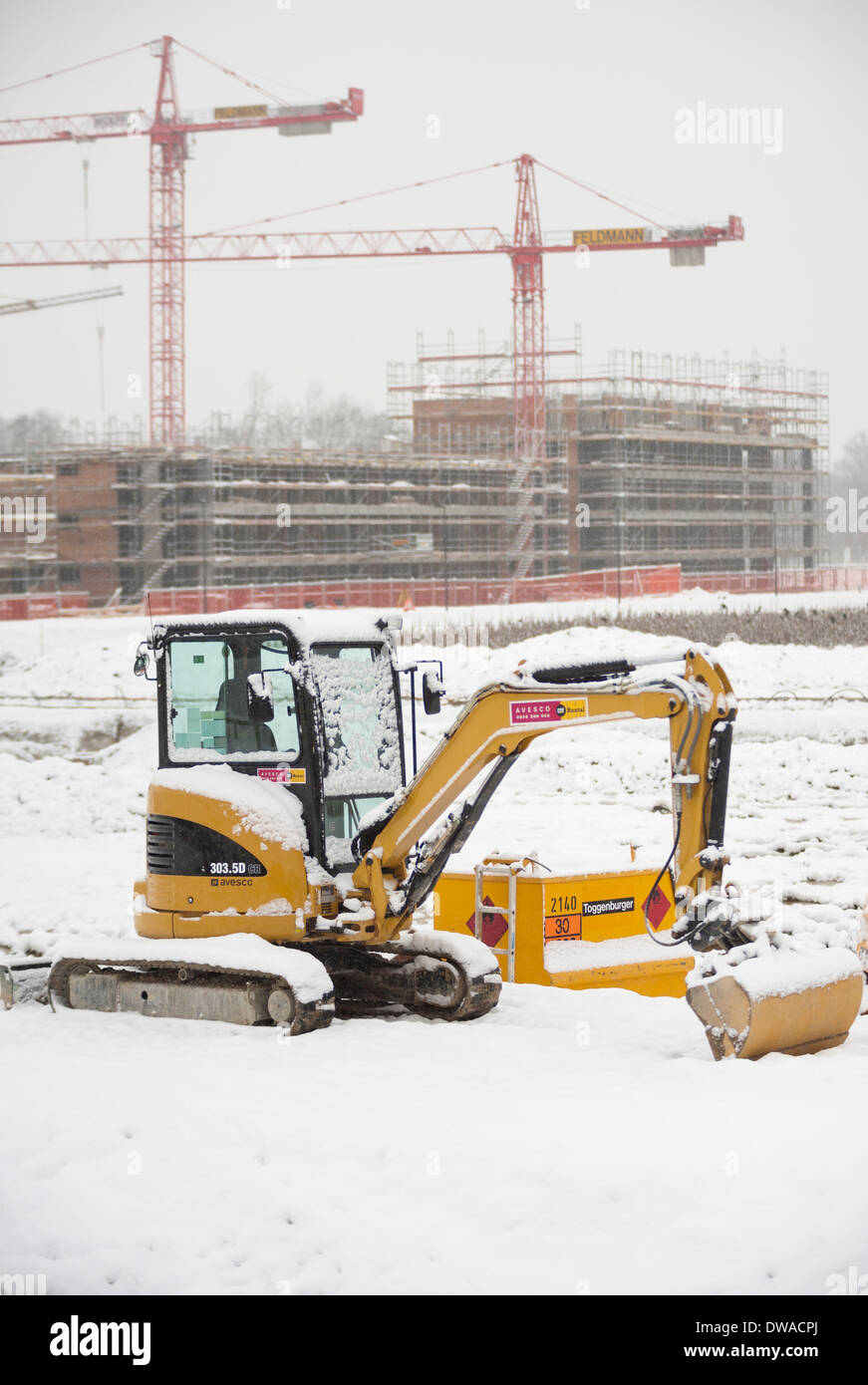 Stopped Construction High Resolution Stock Photography and Images - Alamy