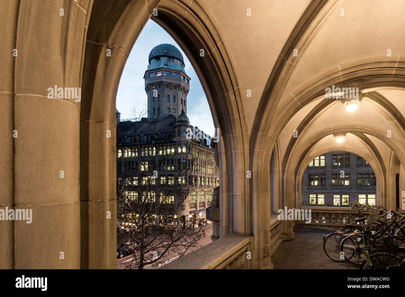 Urania observatory, View from Amtshaus I, Zurich, Switzerland Stock ... Urania observatory, View from Amtshaus I, Zurich, Switzerland Stock ...