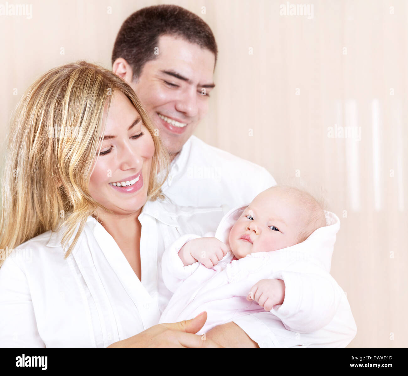 Newborn baby parents home hi-res stock photography and images - Alamy