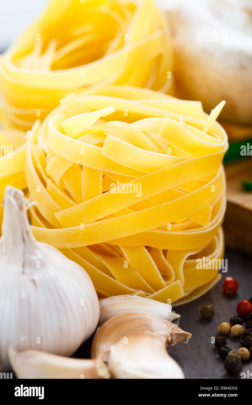 Italian pasta fettuccine Stock Photo - Alamy