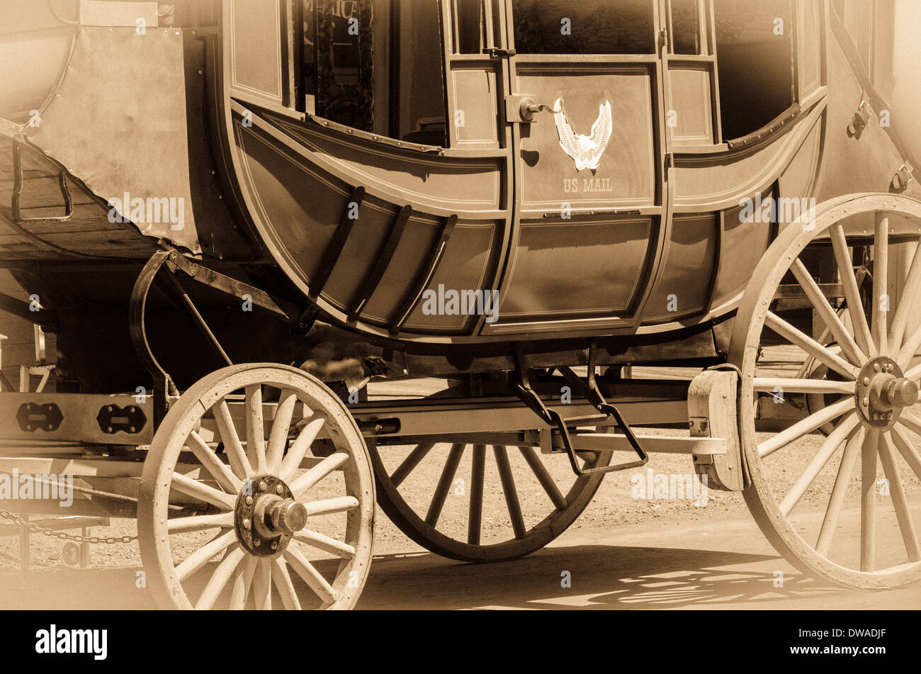 Stagecoach 19th century usa hi-res stock photography and images - Alamy