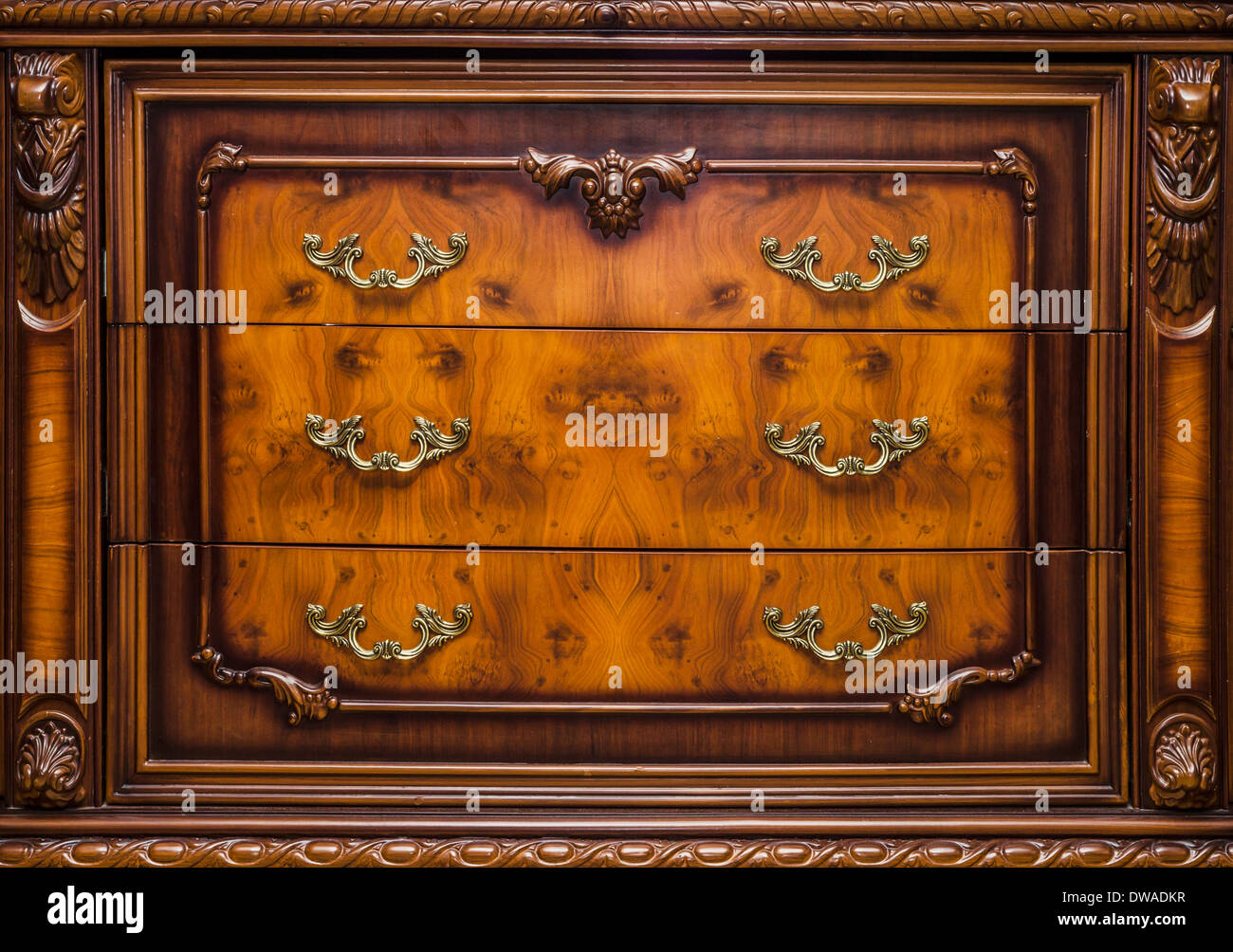Wooden drawers hi-res stock photography and images - Alamy