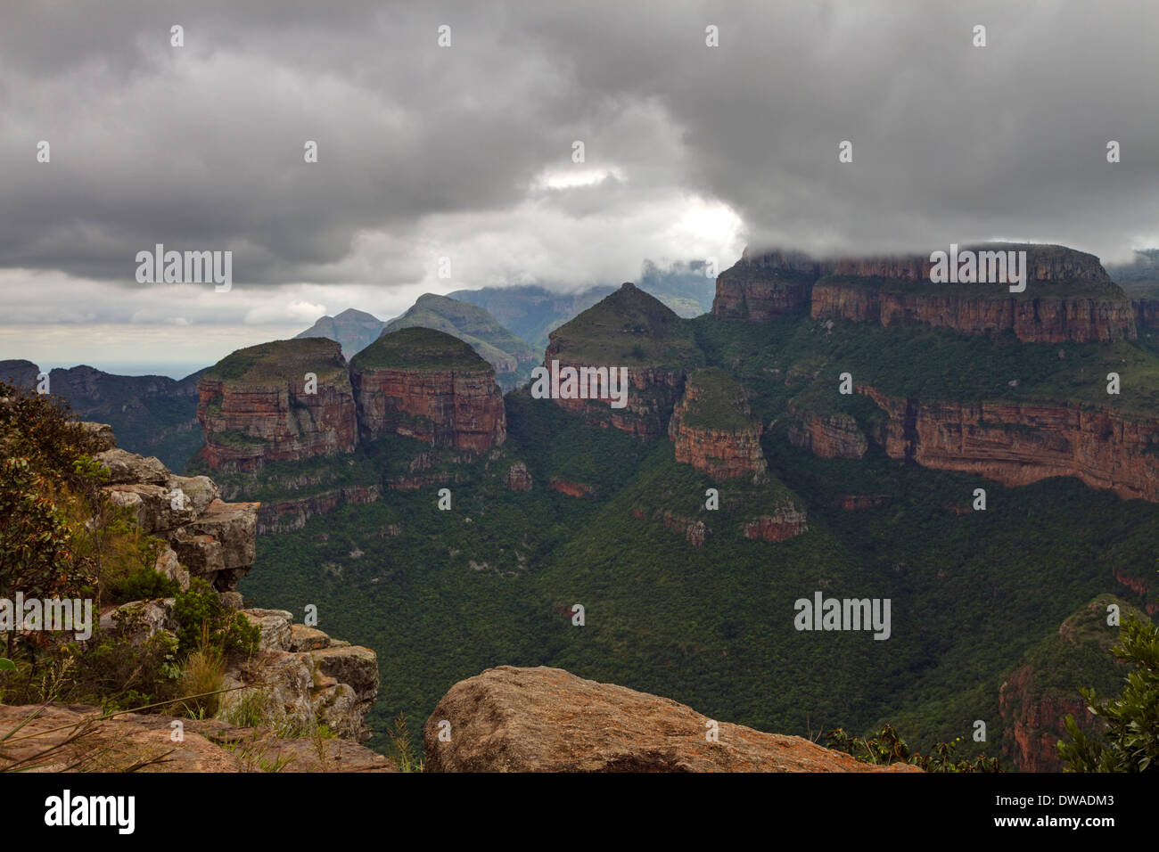 Blyde River Canyon, The Three Rondavels, Northern Drakensberg ...