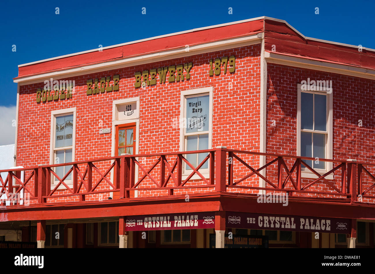 The Crystal Palace Saloon, Tombstone, Arizona USA Stock Photo - Alamy