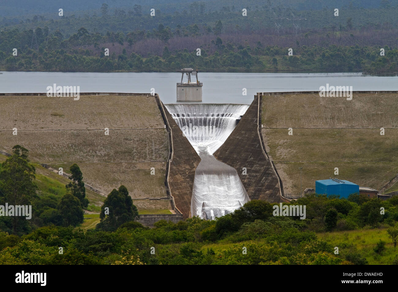 Injaka Dam, Inyaka Dam, is artificially dammed lake from 2002, on the ...