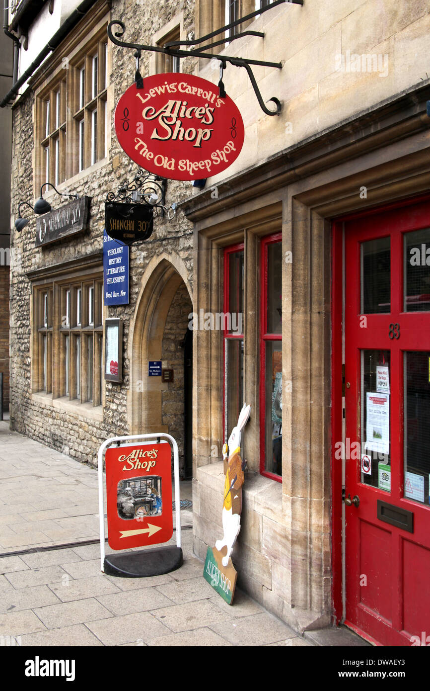 Alice shop oxford hi-res stock photography and images - Alamy