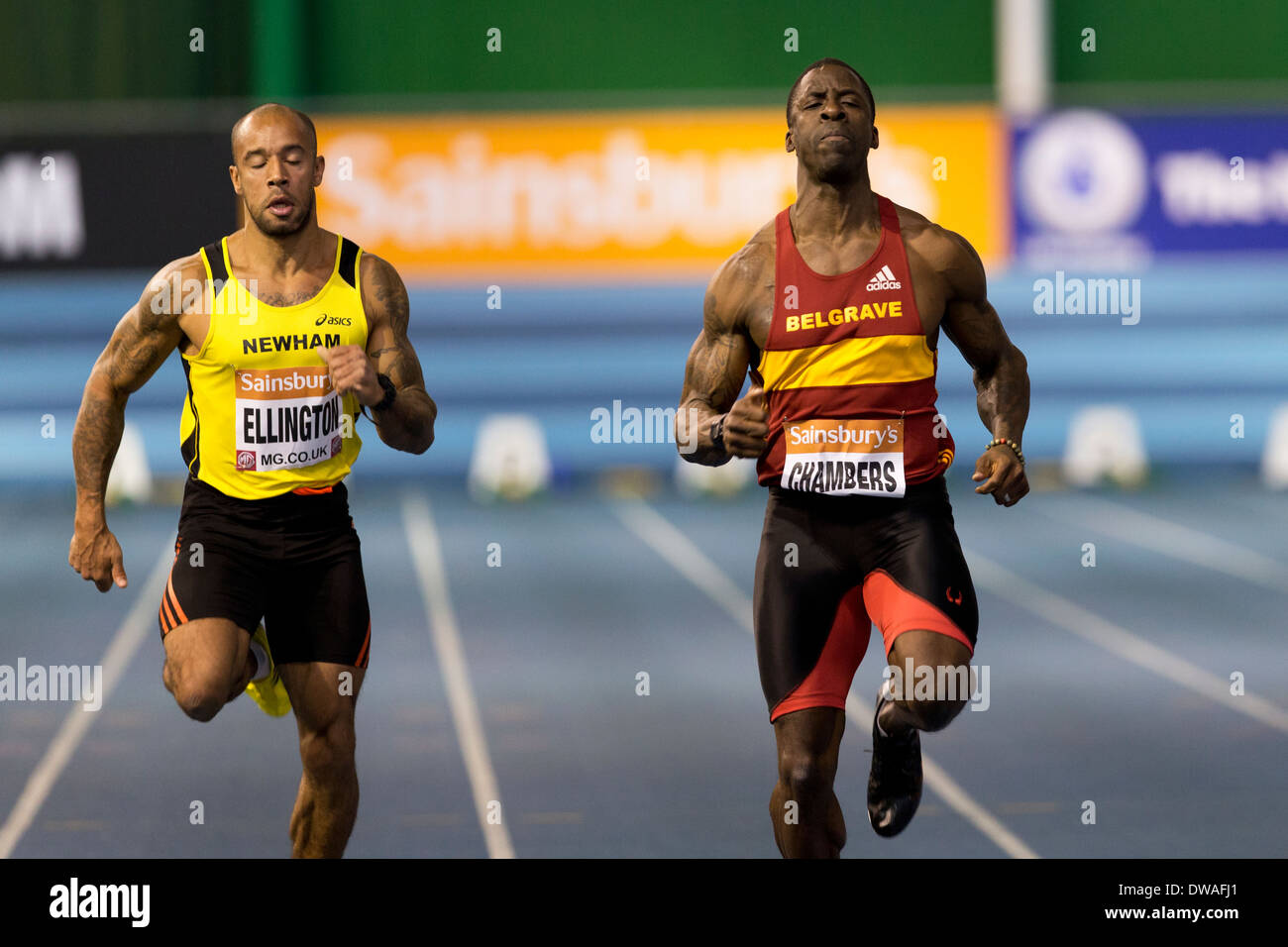 60 meter sprinters hi-res stock photography and images - Alamy