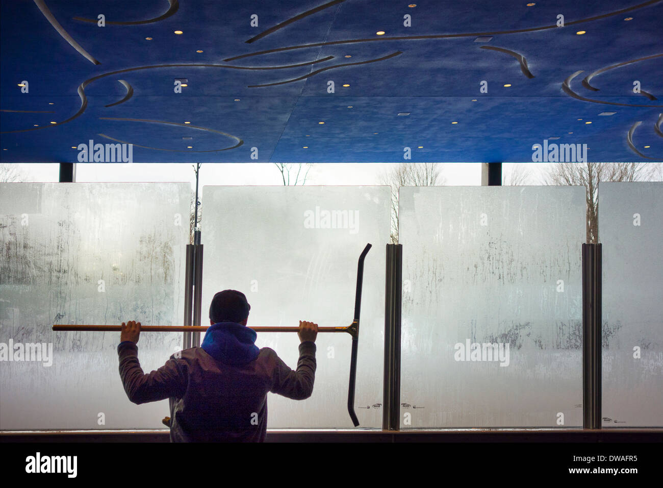 LeFrak ice skating rink in Prospect Park Brooklyn NY Stock Photo - Alamy