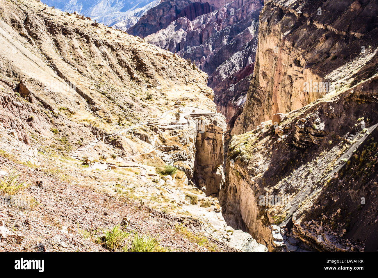 Peru, Cotahuasi canyon. The wolds deepest canyon Stock Photo - Alamy