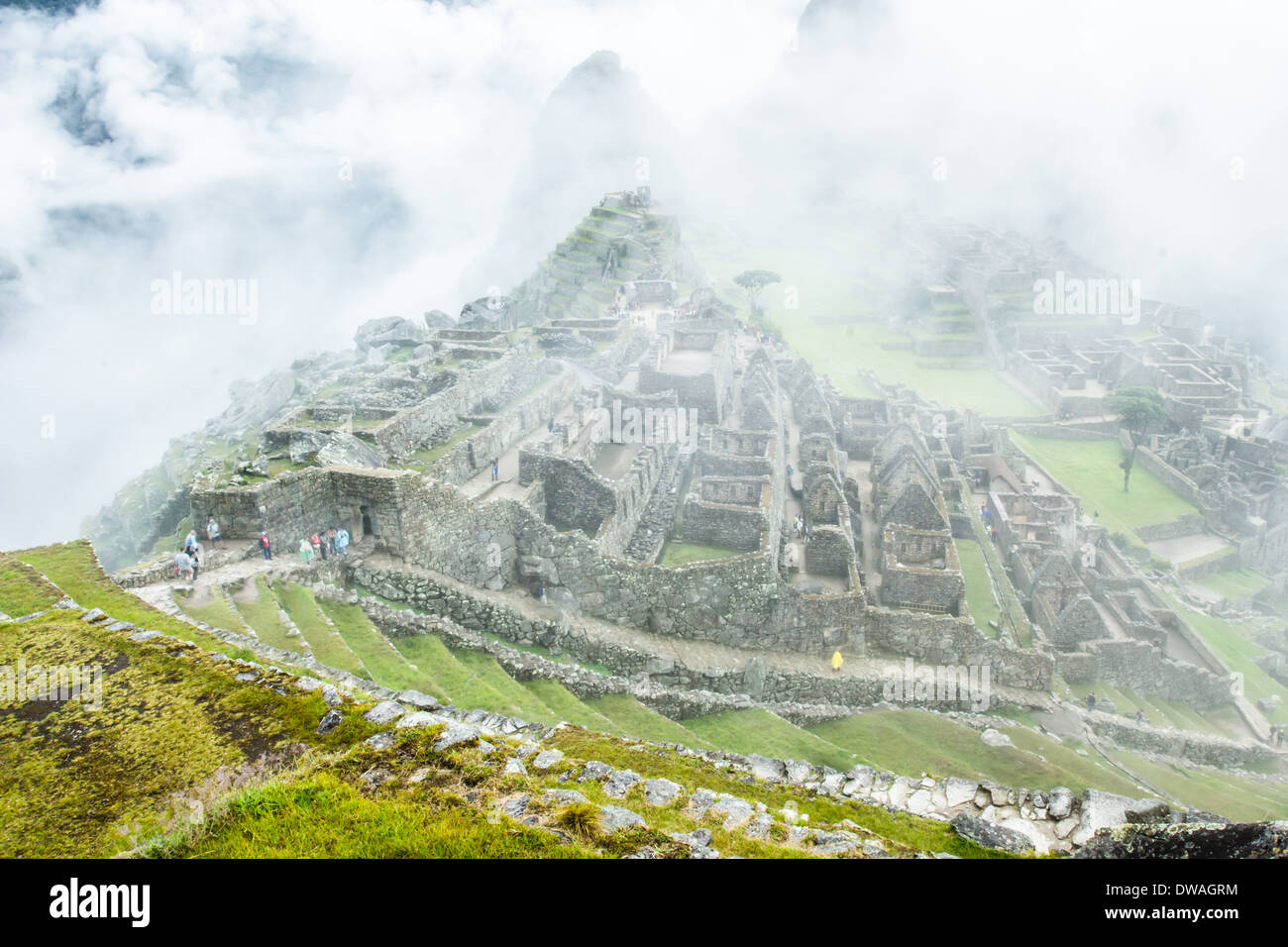 Machu Picchu, the ancient Inca city in the Andes, Peru Stock Photo - Alamy