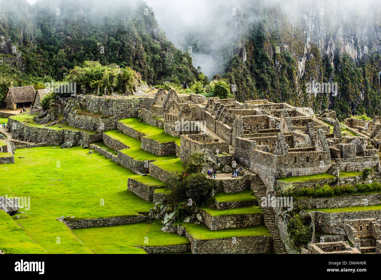 Machu Picchu, the ancient Inca city in the Andes, Peru Stock Photo - Alamy