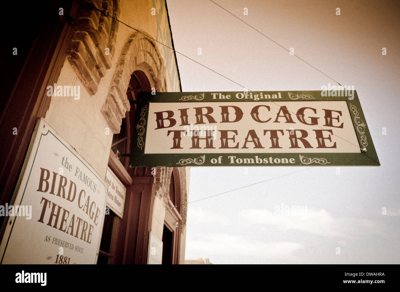 The Bird Cage Theater, Tombstone, Arizona USA Stock Photo - Alamy